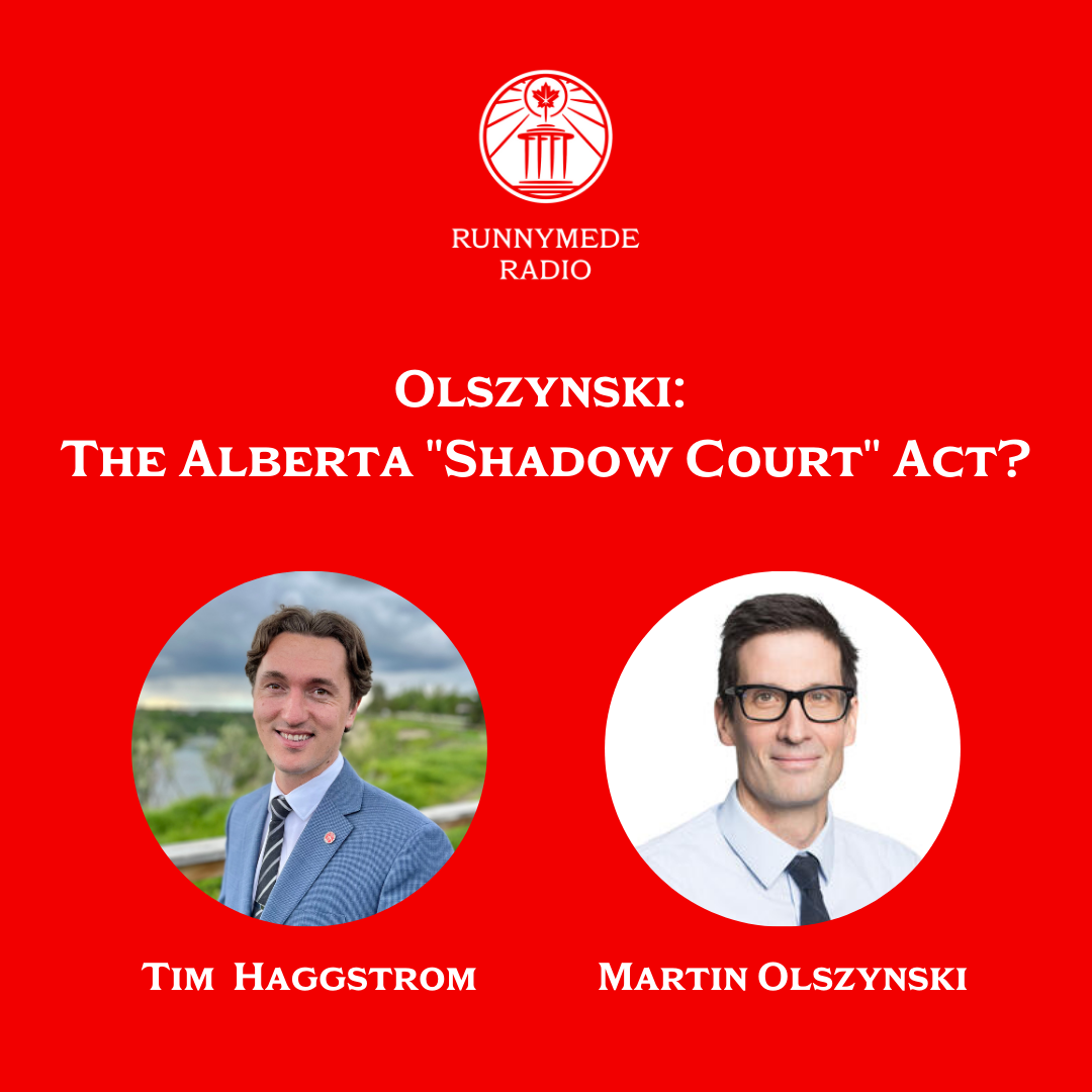 Olszynski: The Alberta “Shadow Court” Act? – Runnymede Society